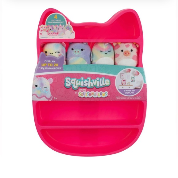 Squishmallows | Toys | Squishmallows Squishville Display With 4 ...